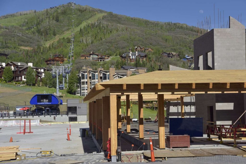 Stage, ice rink will be ready for opening day at Steamboat Resort on ...